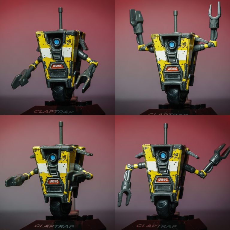 Toy Photo Review: Borderlands 3 Claptrap Micro Figure by Mega Construx