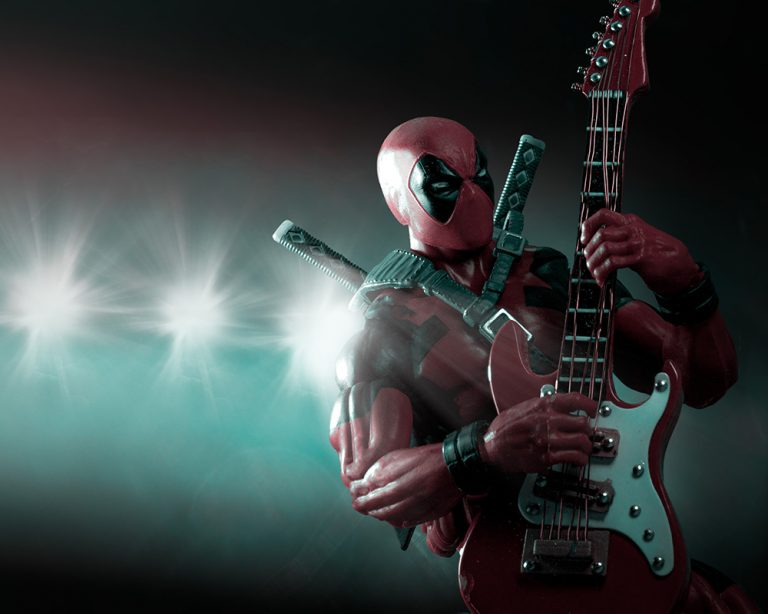 Deadpool and the Anti-Heroes in Six Rock-God Poses