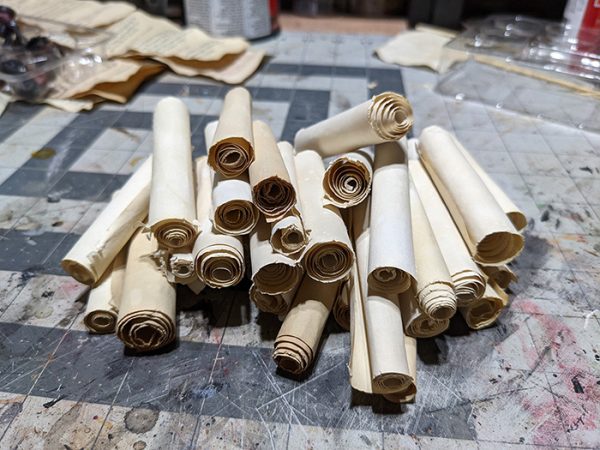 How to Make Ancient Scrolls at a Small Scale- Toy Photographers